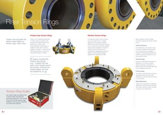 Drilling Riser Systems from Claxton | PDF