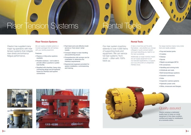 Drilling Riser Systems from Claxton | PDF