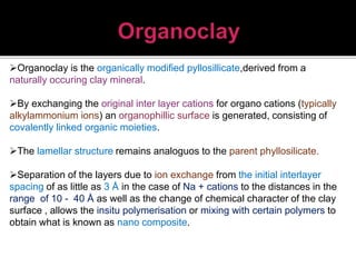 Organic modification of Clay | PPTX | Chemistry | Science