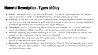 Clay | PPTX | Woodworking | Arts and Crafts
