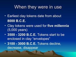 Clay Tokens and the Origin of Writing | PPS