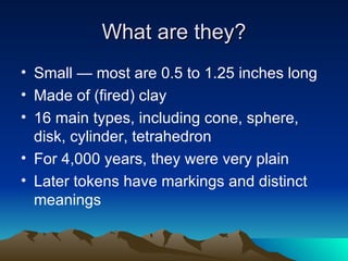 Clay Tokens and the Origin of Writing | PPS