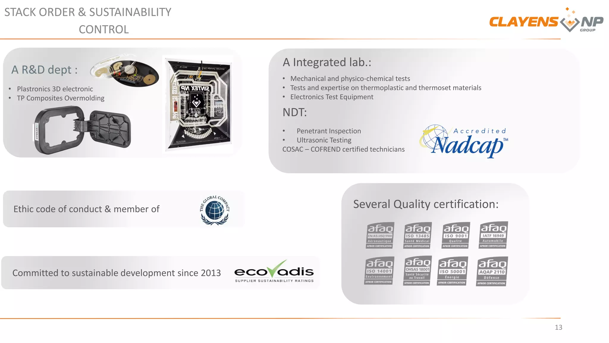 CLAYENS NP Group presentation | PDF
