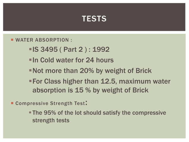 Clay Fly Ash Bricks | PPTX