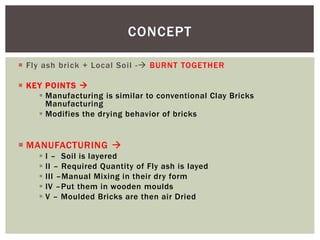 Clay Fly Ash Bricks | PPTX