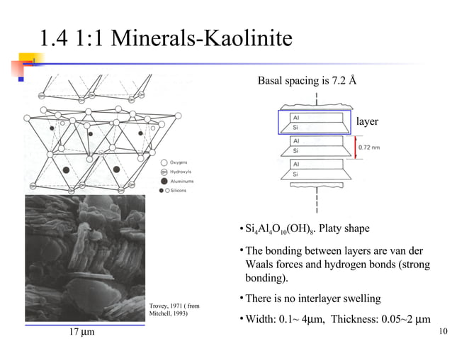 Clay Minerals And Soil Structure | PPT | Chemistry | Science