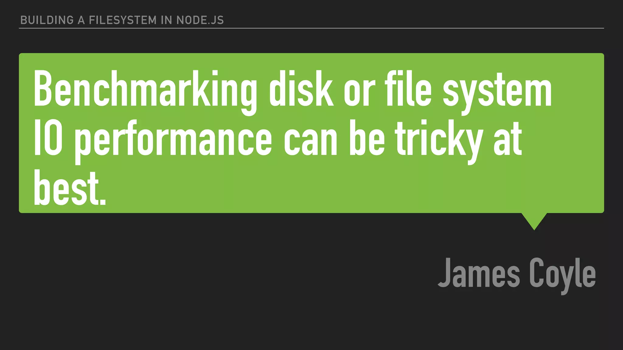 Building a userspace filesystem in node.js