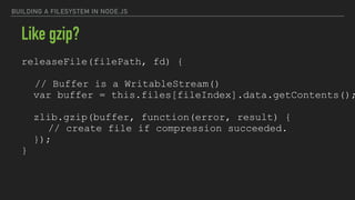 Building a userspace filesystem in node.js