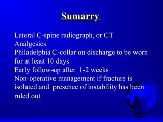 Clay shoveler's fracture | PPT
