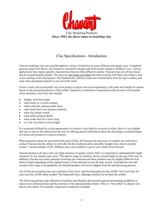 Clay spec | PDF