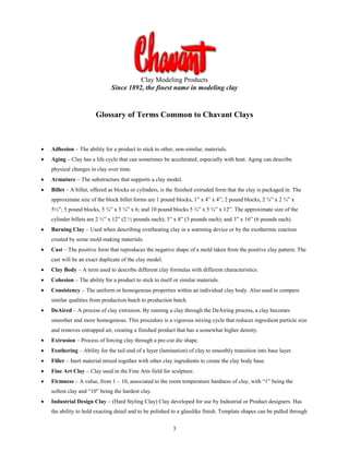 Clay spec | PDF