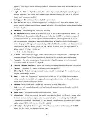 Clay spec | PDF