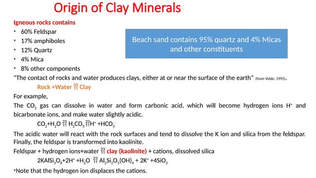 Introduction to moulding sand binder clays | PPT