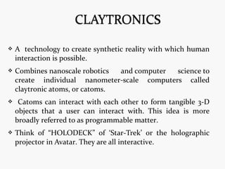 Claytronics | PPT