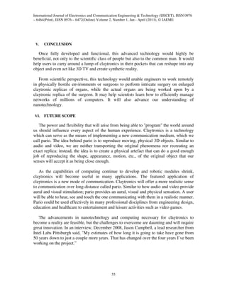 Claytronics the building block of new virtual world | PDF