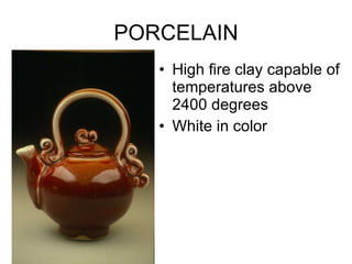 Basic Ceramics Vocabulary | PPT