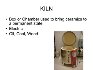 Basic Ceramics Vocabulary | PPT