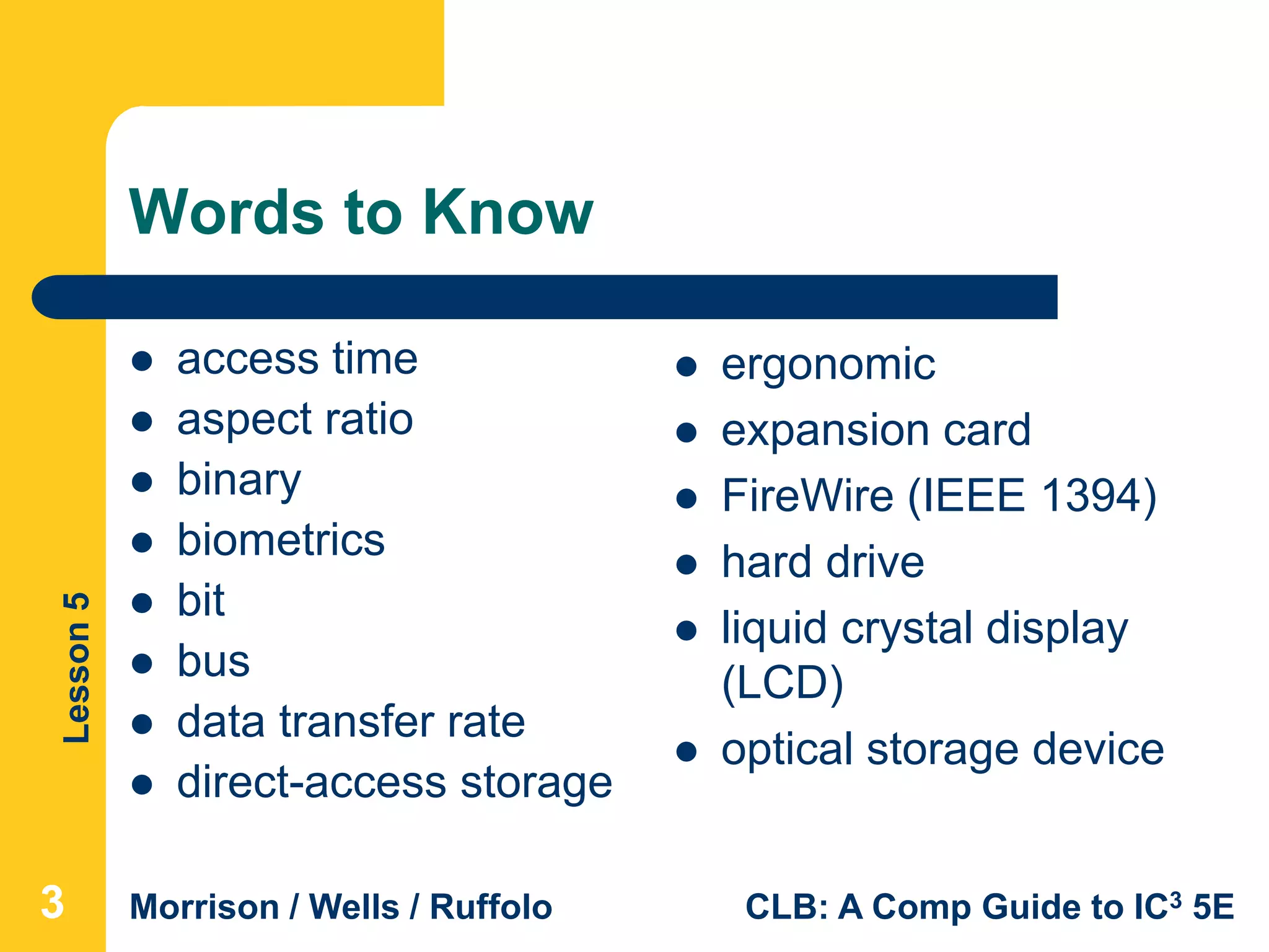 Computer Literacy Lesson 5 | PPTX