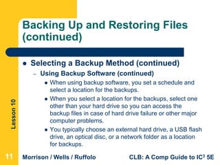 Computer Literacy Lesson 10 | PPT
