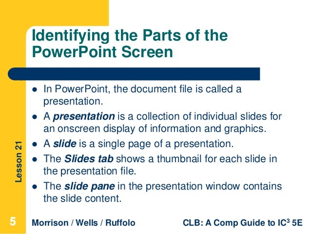 Computer Literacy Lesson 21
