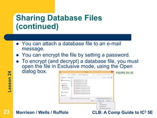 Computer Literacy Lesson 24 | PPTX