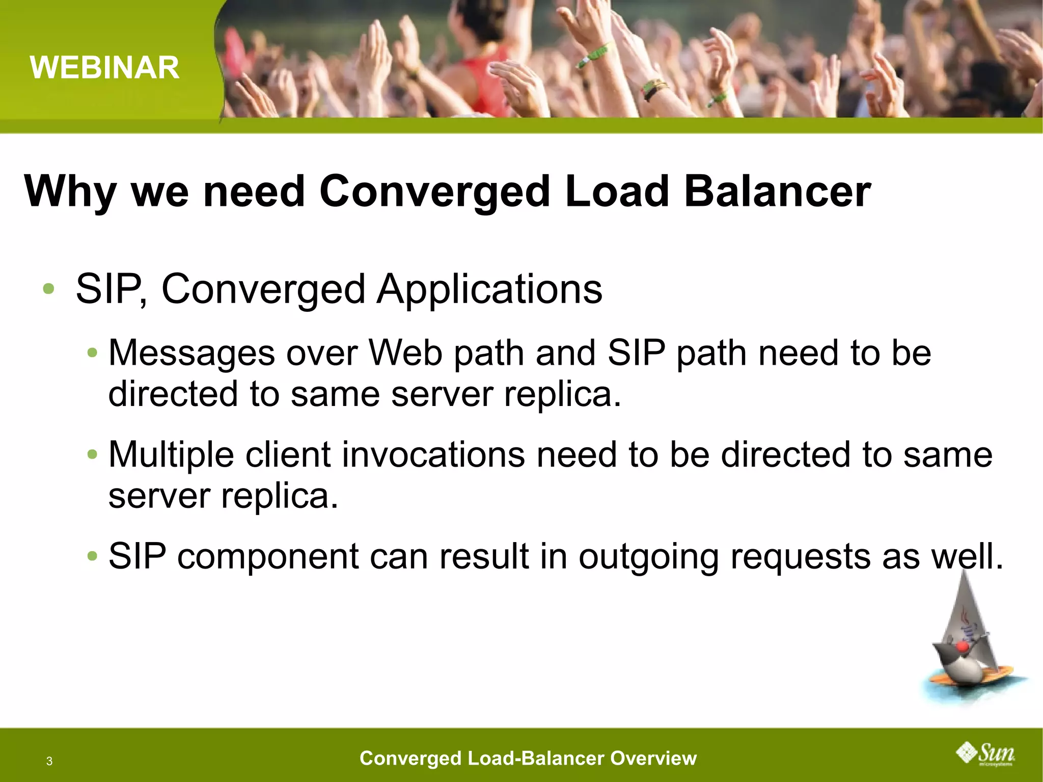 Converged LoadBalancer Overview | PDF | Web Conferencing | Computer Software and Applications