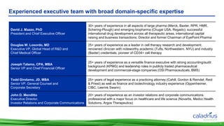 Caladrius Corporate Presentation - November, 2018 | PDF