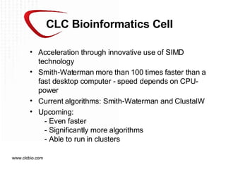 Clc Bio Basic Company Presentation | PPT
