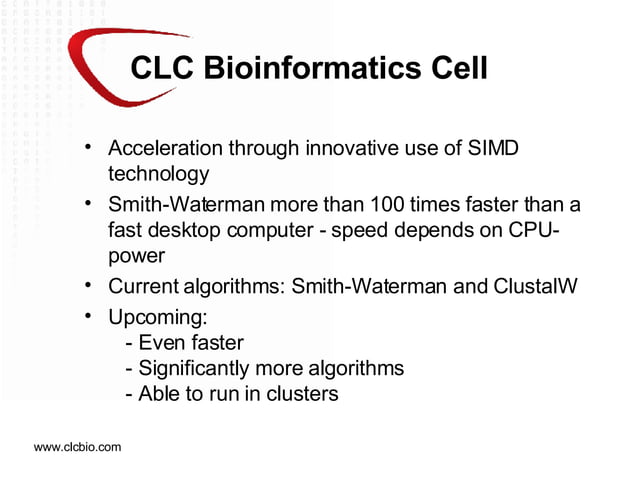Clc Bio Basic Company Presentation | PPT