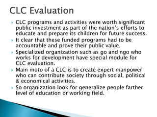 Clc curriculum | PPTX