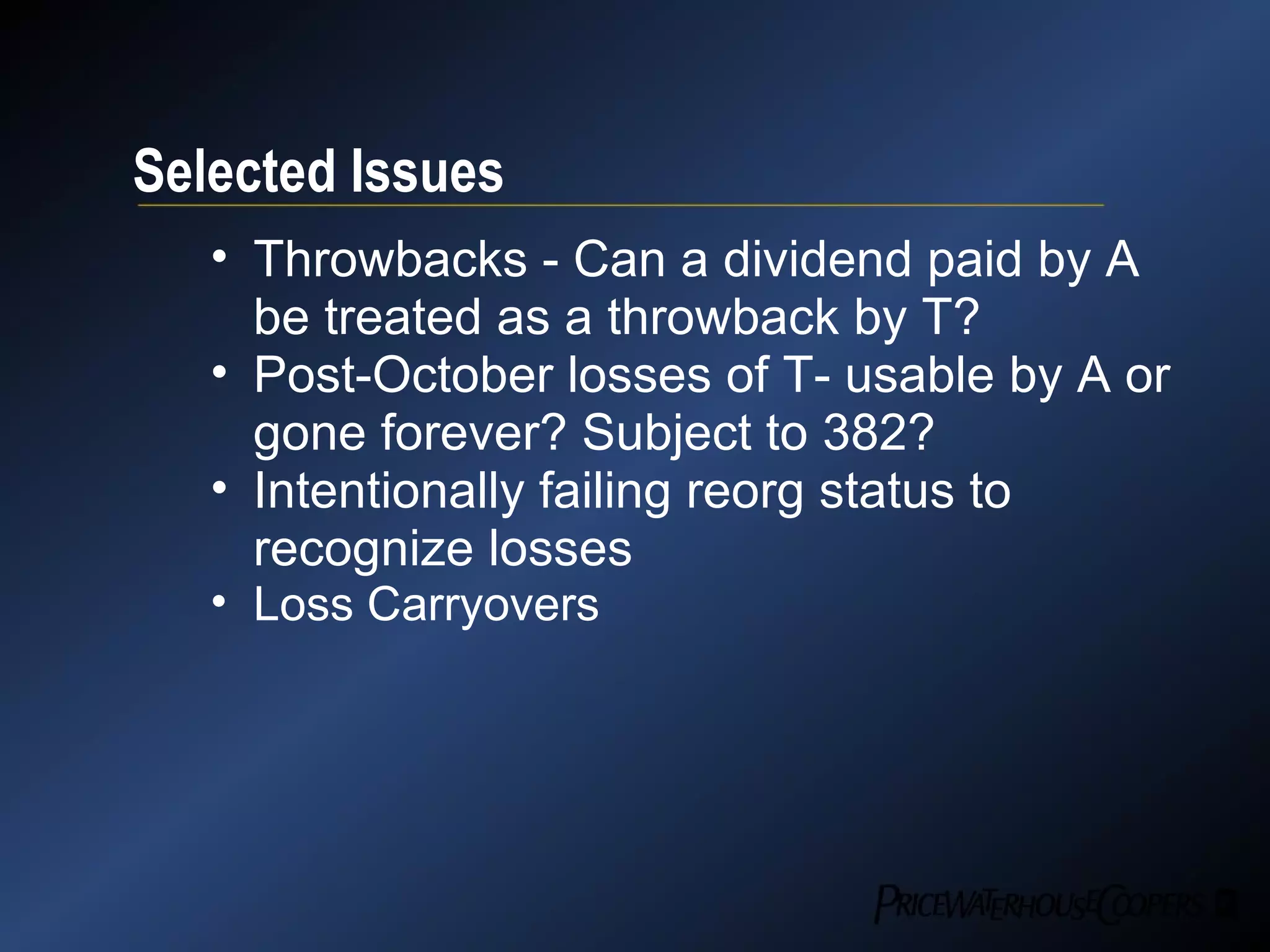 CLCF Calculation Limitation | PPT