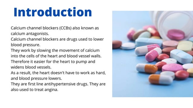 Calcium Channel Blockers | PPTX