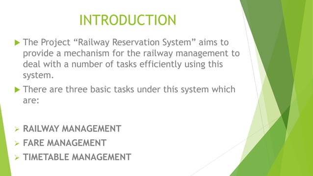 Railways reservation system using socket programming | PPTX | Computer Networking | Computing