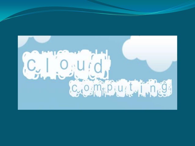 Cloud-computing part 1 | PPT