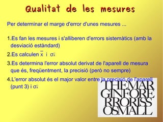 Càlcul d'errors | ODP