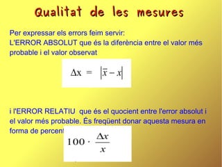 Càlcul d'errors | ODP