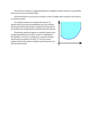 Cálculo - Demostración de una función convexa | PDF