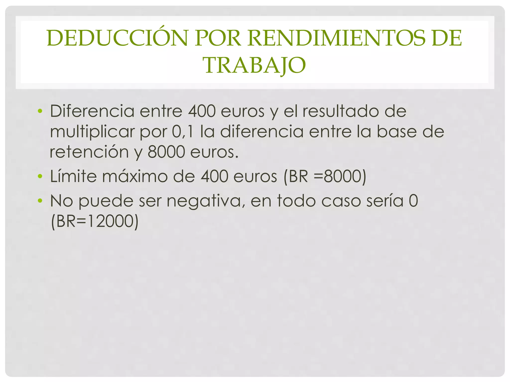 Cálculo del tipo de retención irpf | PPT