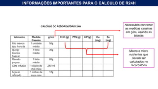Cálculo de recordatório 24h e medidas caseiras.pptx