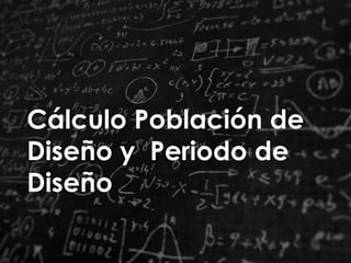 Proyección Poblacional, fórmulas y cálculos | PPTX