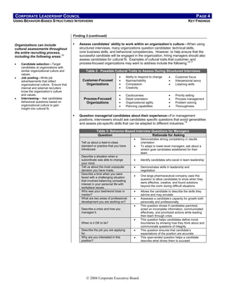 Classic Behavior_Based_structured_interviews | PDF