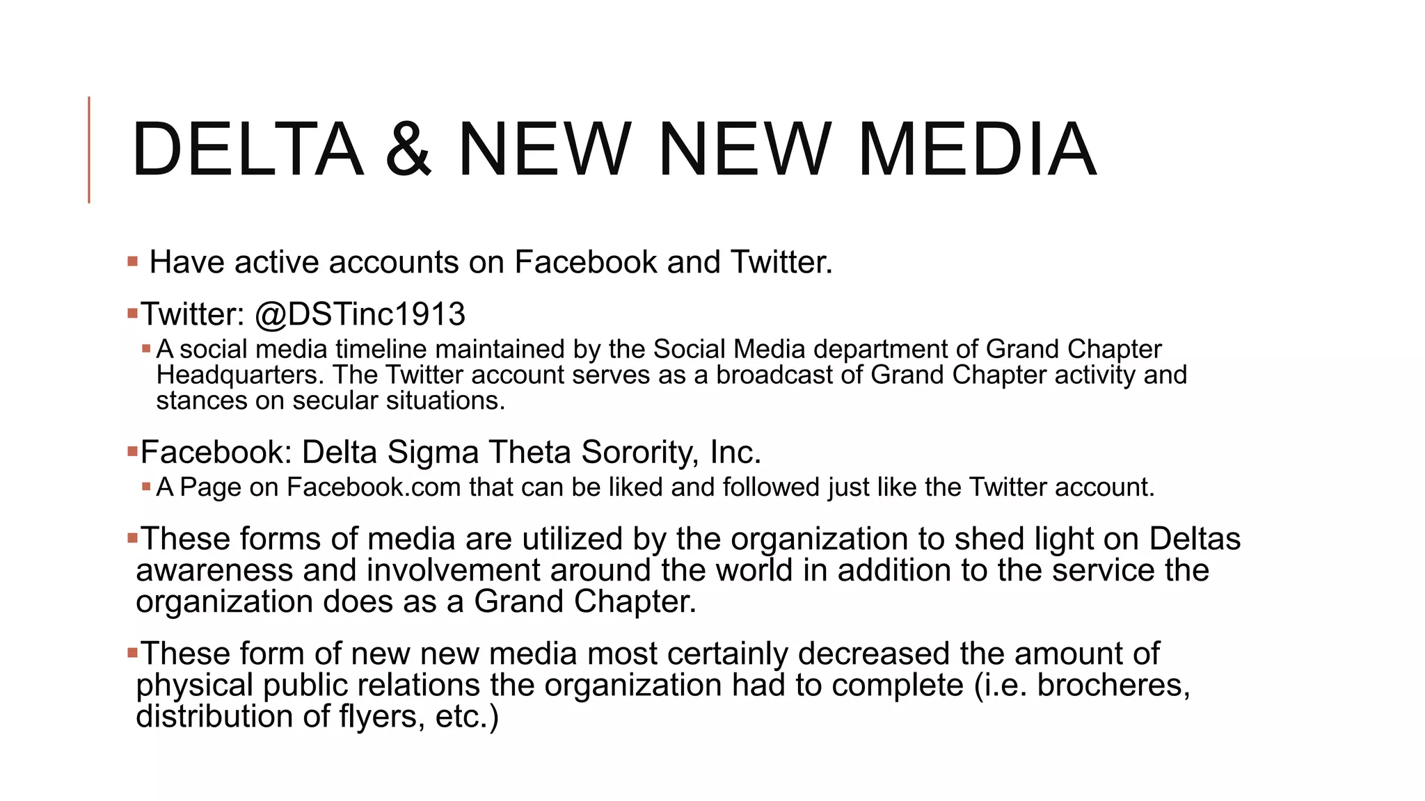 Cld 495 delta sigma theta final presentation | PPTX