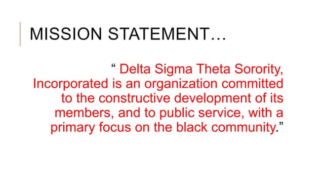 Cld 495 delta sigma theta final presentation | PPTX