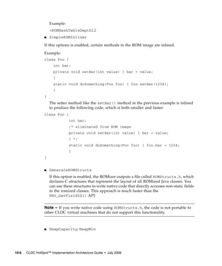 Cldc Hotspot Architecture | PDF