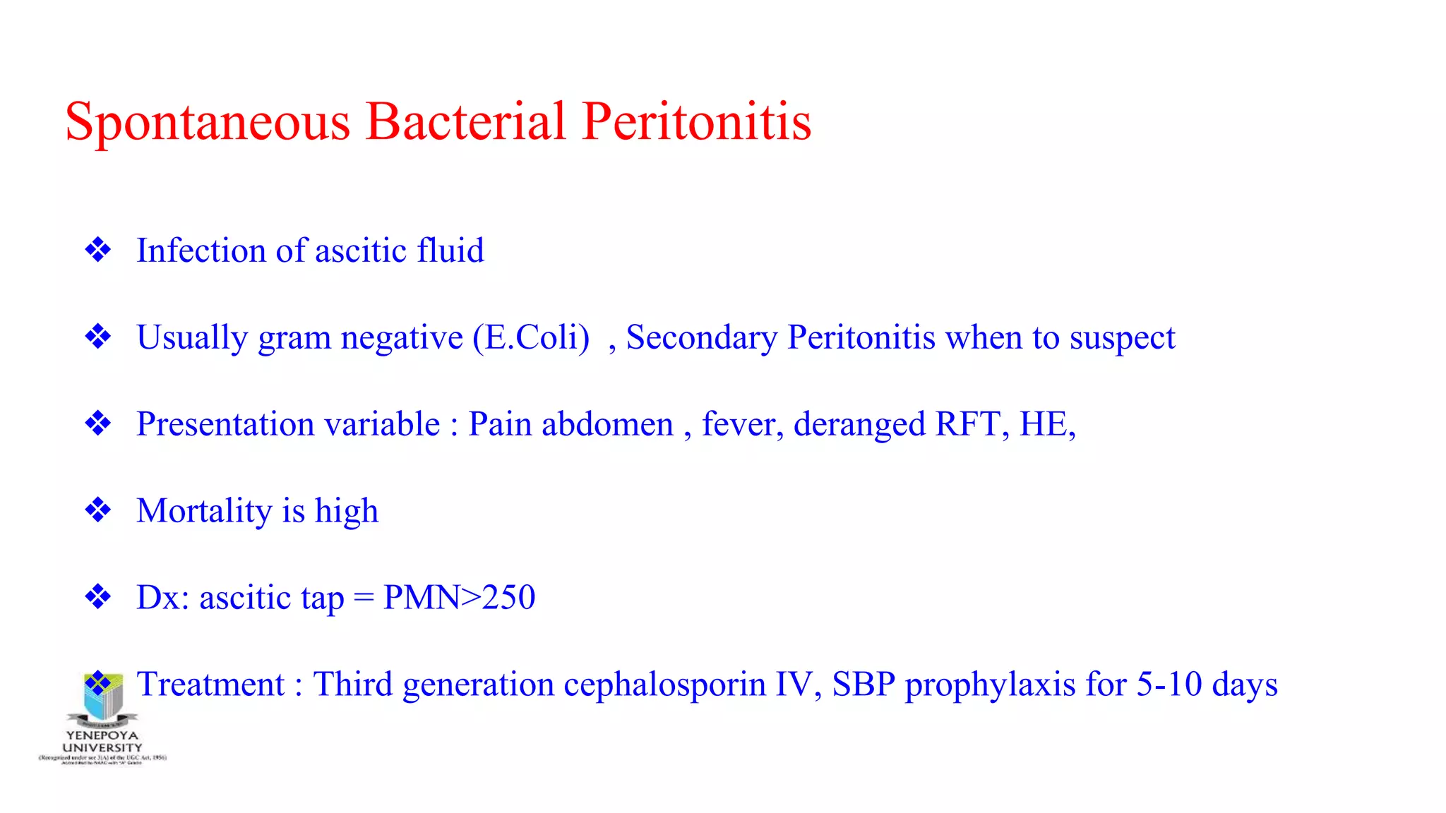 Chronic liver disease and it s complications | PPTX