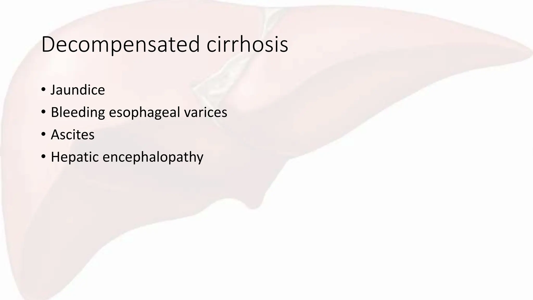 CLD Diagnosis and management………………..pptx | Digestive Disorders | Diseases and Conditions