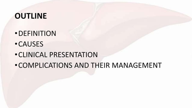 CLD Diagnosis and management………………..pptx | Digestive Disorders ...