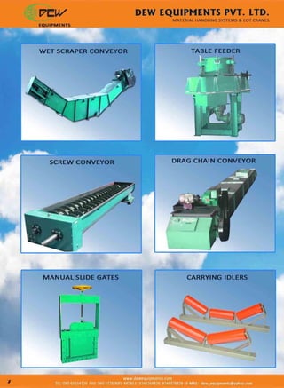 Dew Equipments Private Limited, Hyderabad, Material Handling Equipment ...