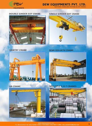 Dew Equipments Private Limited, Hyderabad, Material Handling Equipment ...