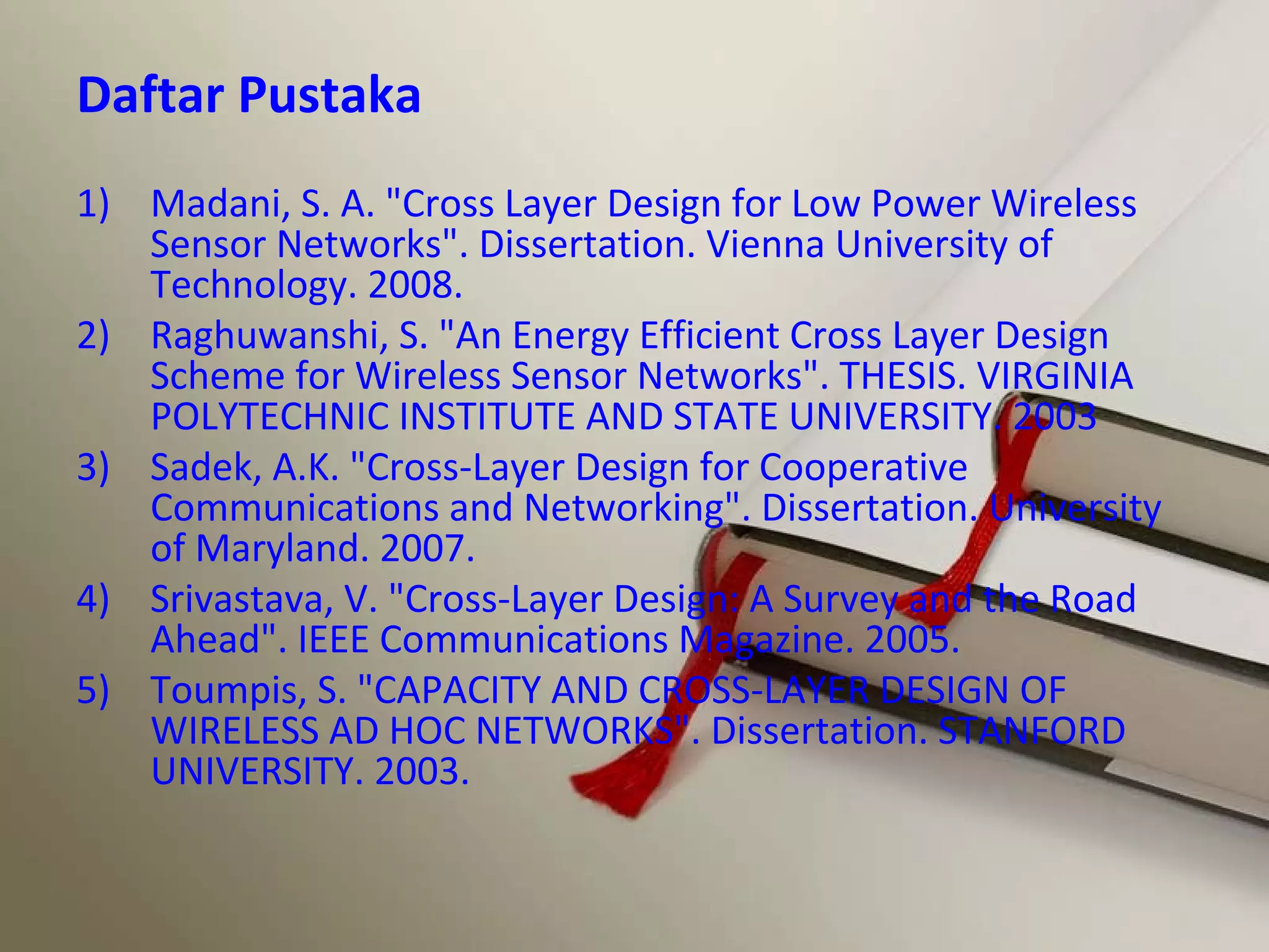 Cross-Layer Design | PPT | Free Download